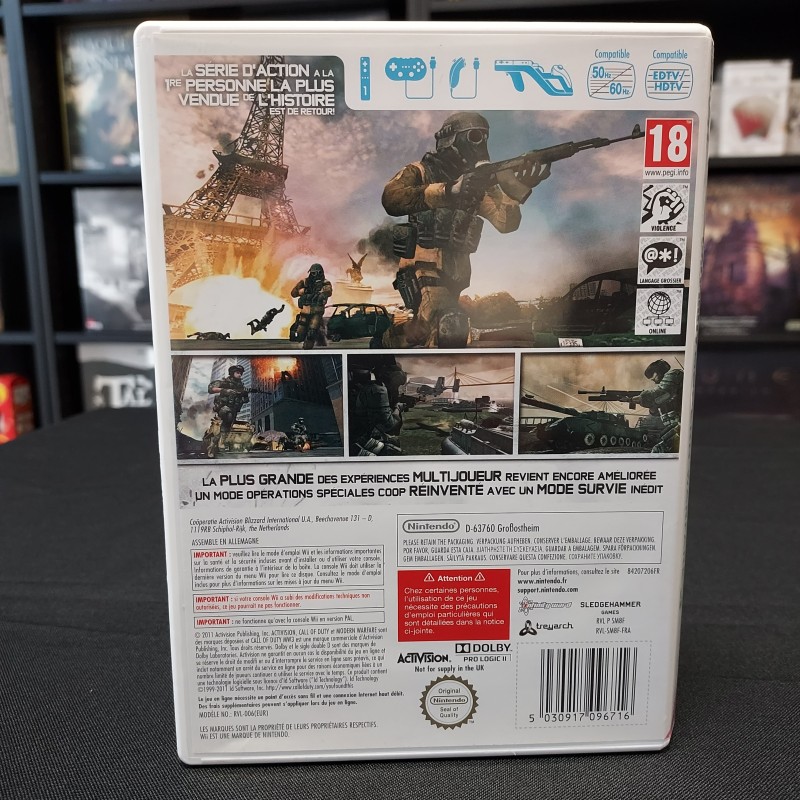 Call of Duty : Modern Warfare 3 sur Wii Occasion