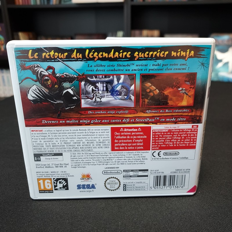 Shinobi Nintendo 3DS Complet Occasion